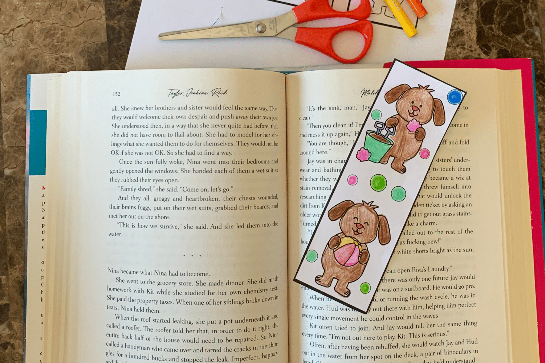 Free Printable Coloring Bookmarks for Dog Lovers