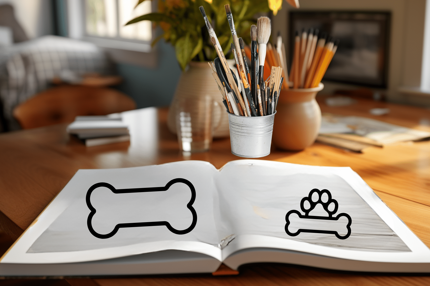 Free Printable Dog Bone Template to Download for DIY Crafts - Basically ...