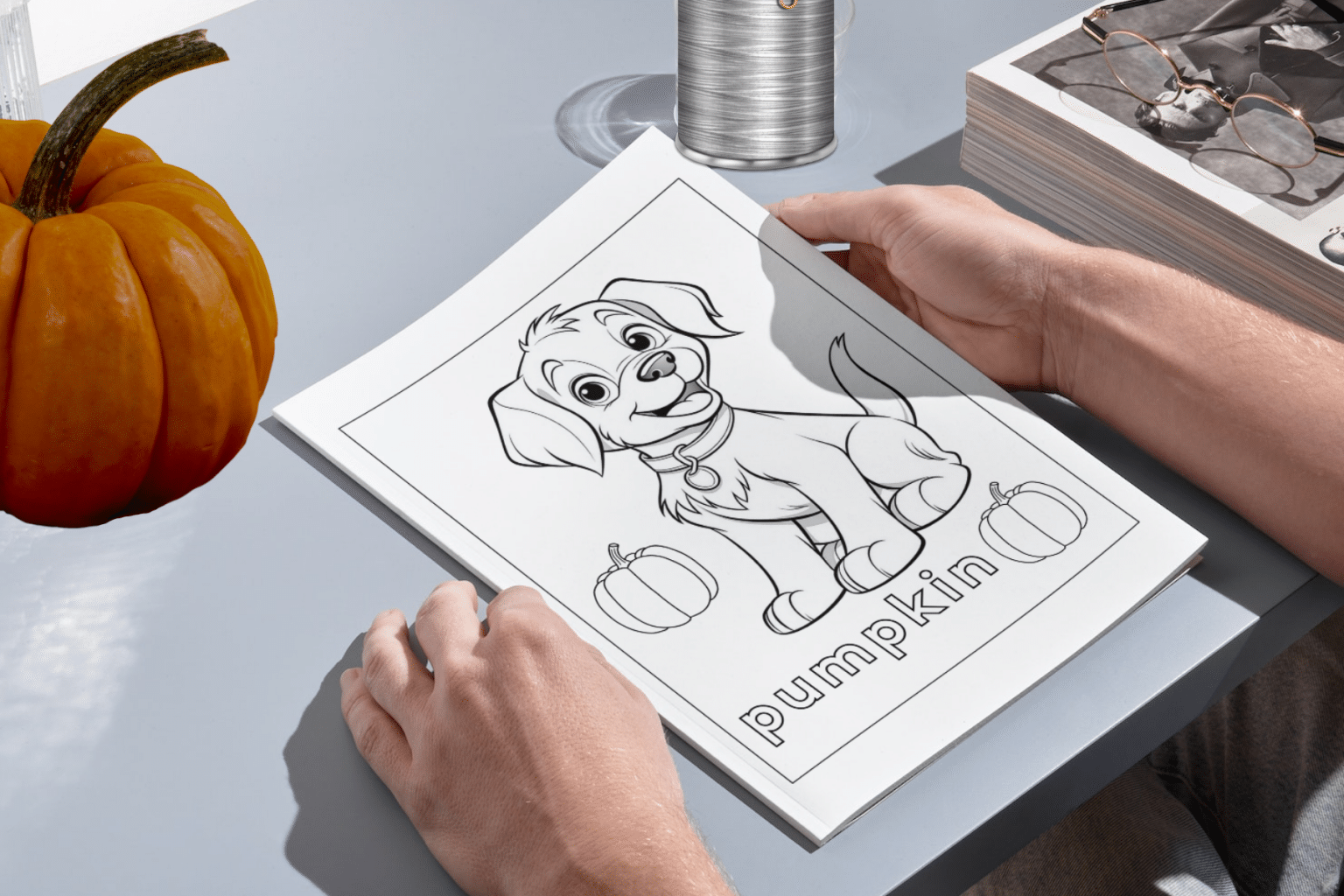 5 Free Thanksgiving Puppy Coloring Pages for Dog Lovers - Basically Dogs