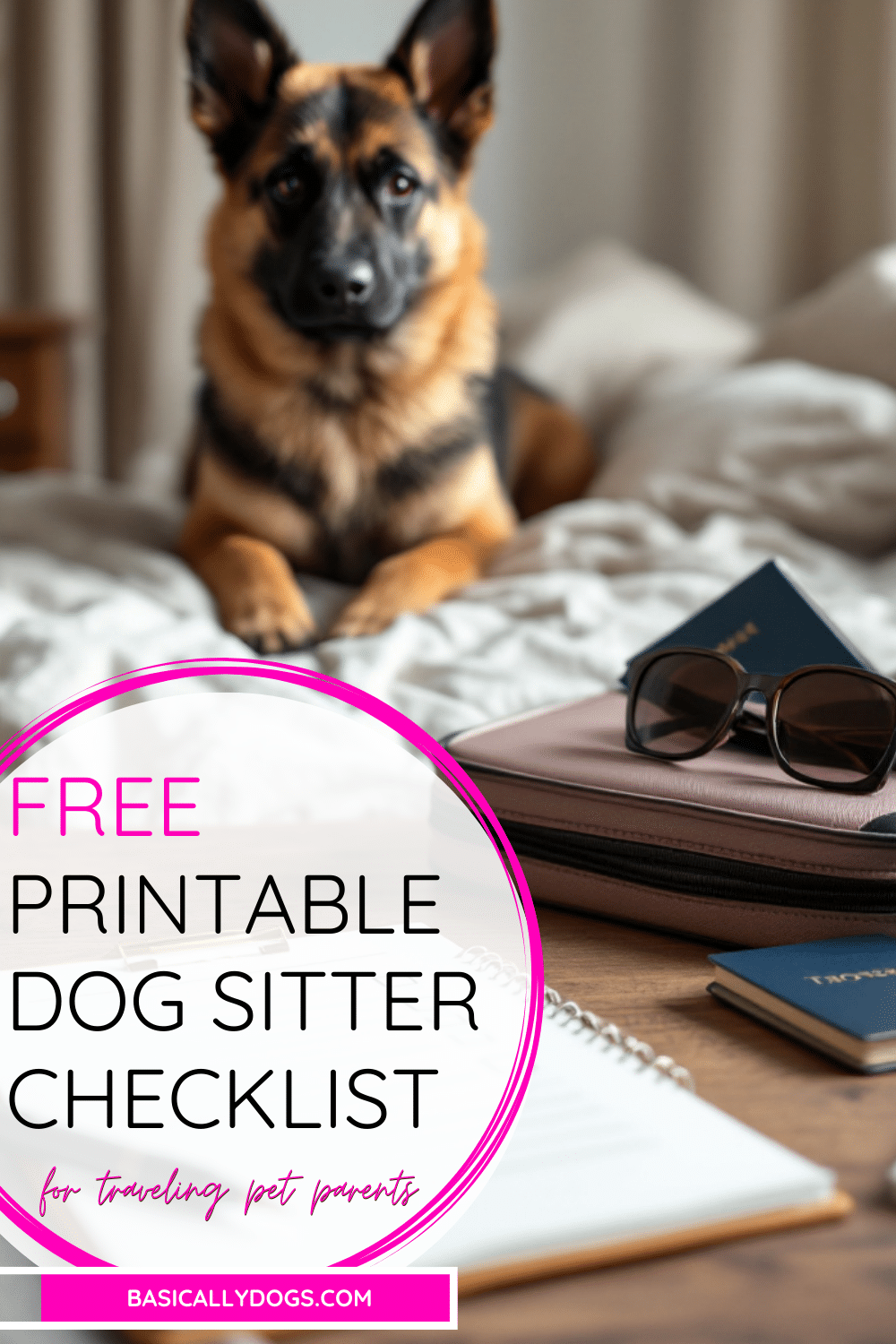 Free Printable Dog Sitter Checklist for Traveling Pet Parents ...