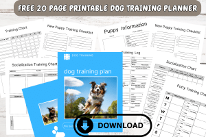 Free Printable Dog Training Plan Template to Download - Basically Dogs