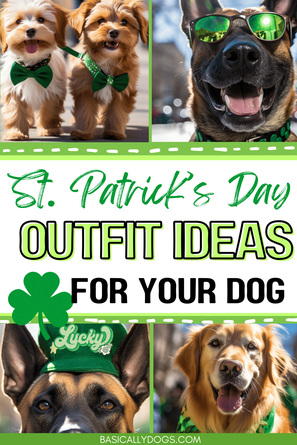 Cute Dog St. Patrick's Day Outfits and Accessories - Basically Dogs