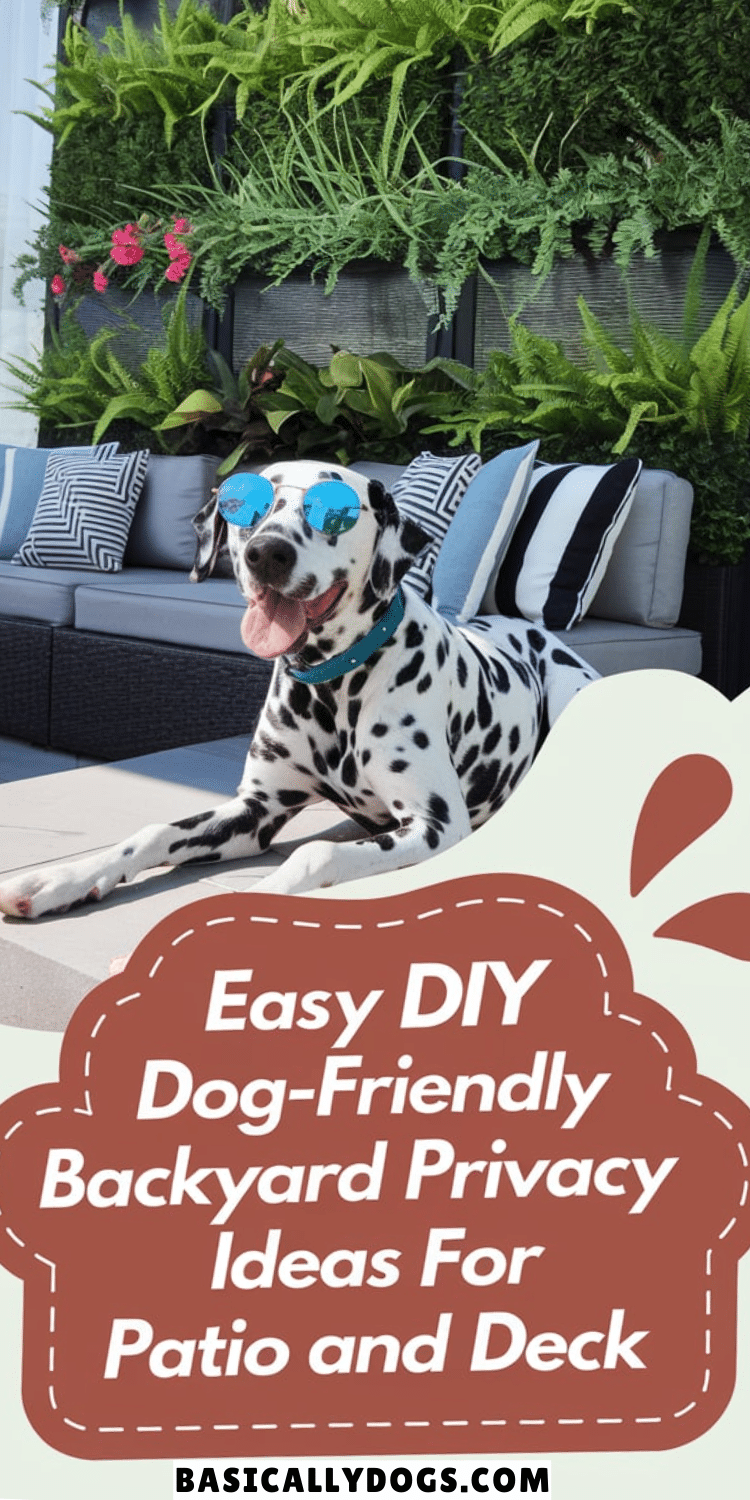 10 Easy Dog Friendly Backyard Privacy Ideas for Patio and Deck