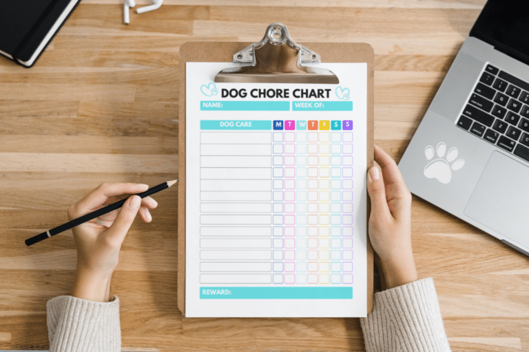 Best Free Printable Dog Chore Chart for Pet Responsibility for Kids ...