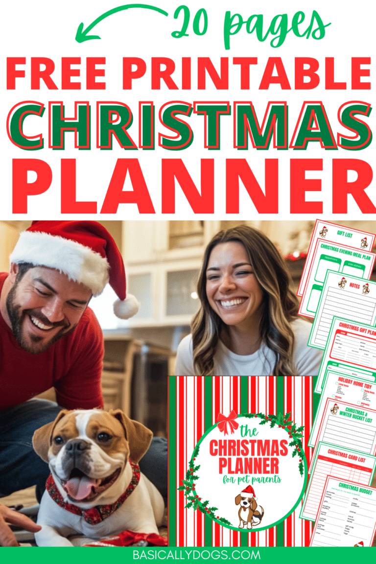 Ultimate Free Printable Christmas Planner for Dog Lovers - Basically Dogs