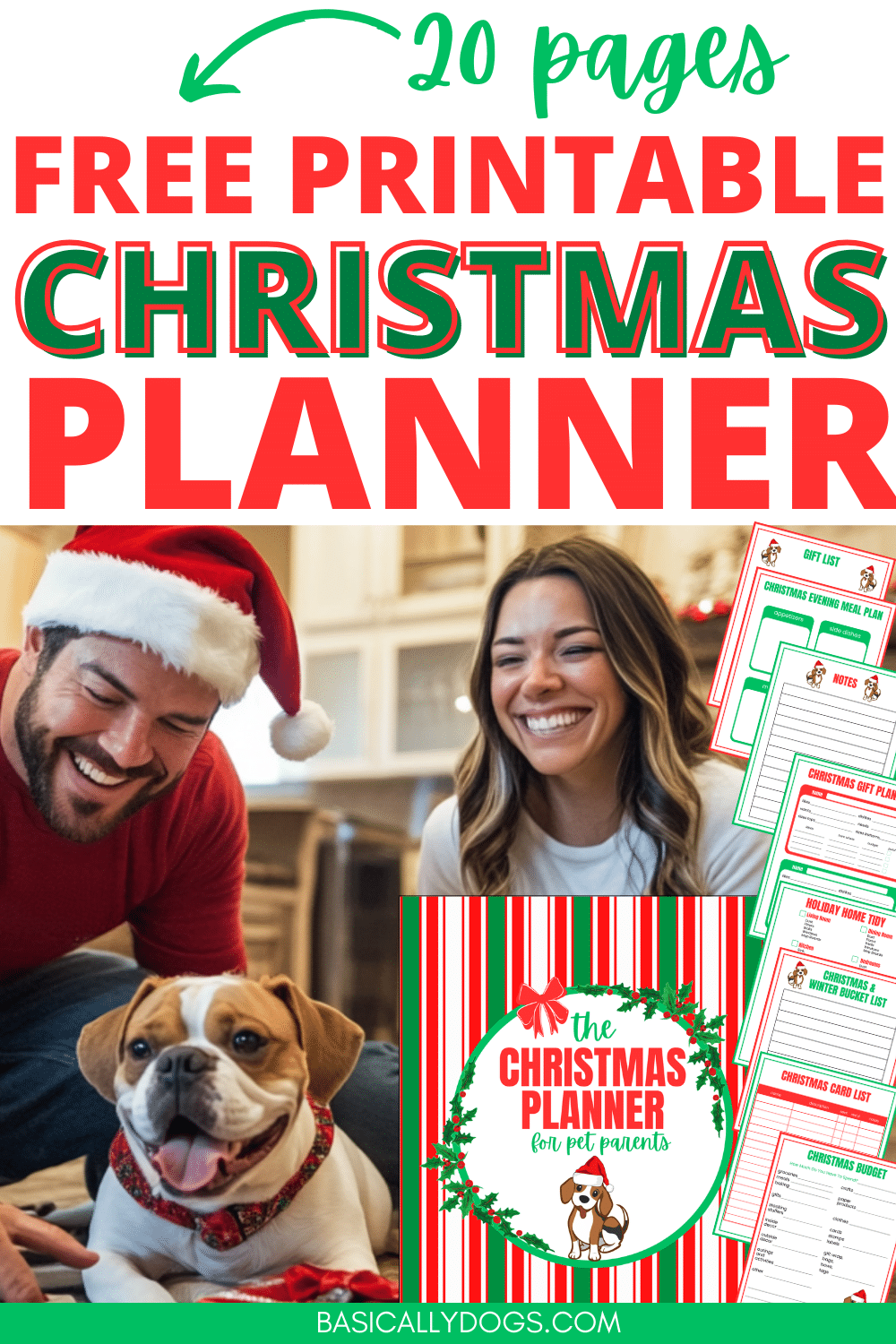 Ultimate Free Printable Christmas Planner for Dog Lovers - Basically Dogs