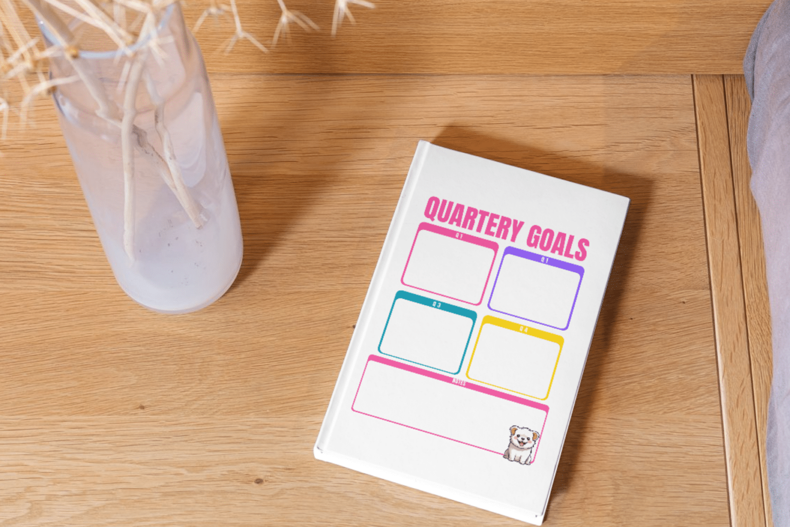 Free Printable Dog-Themed Yearly Goal Planner to Stay Organized ...