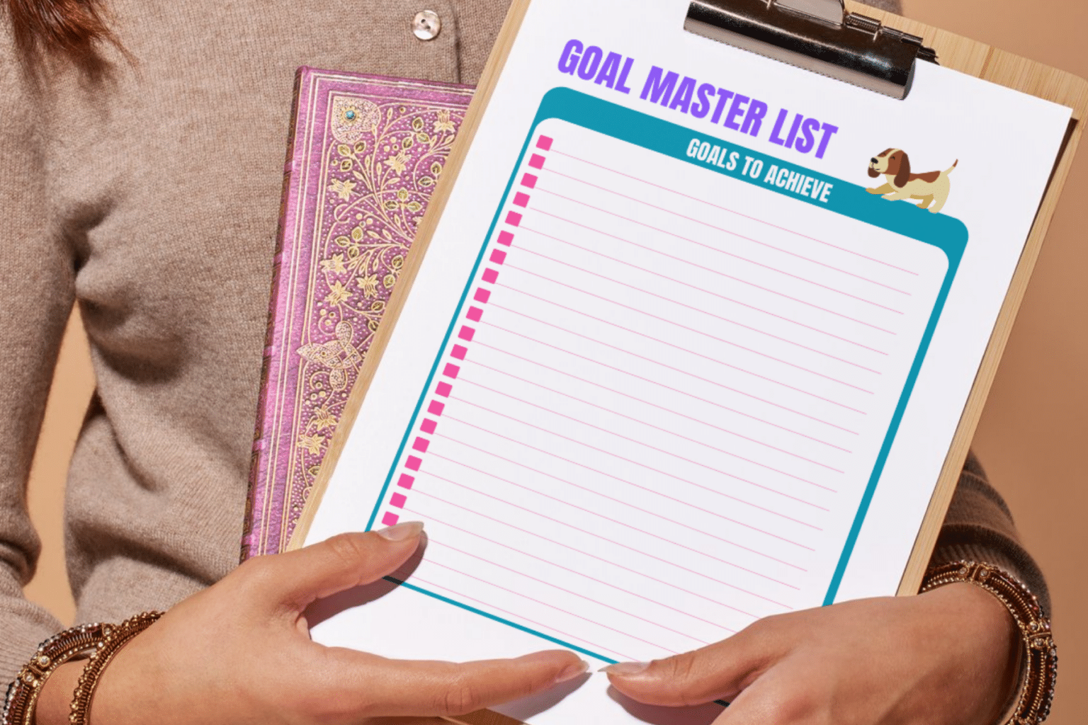Free Printable Dog-Themed Yearly Goal Planner to Stay Organized ...