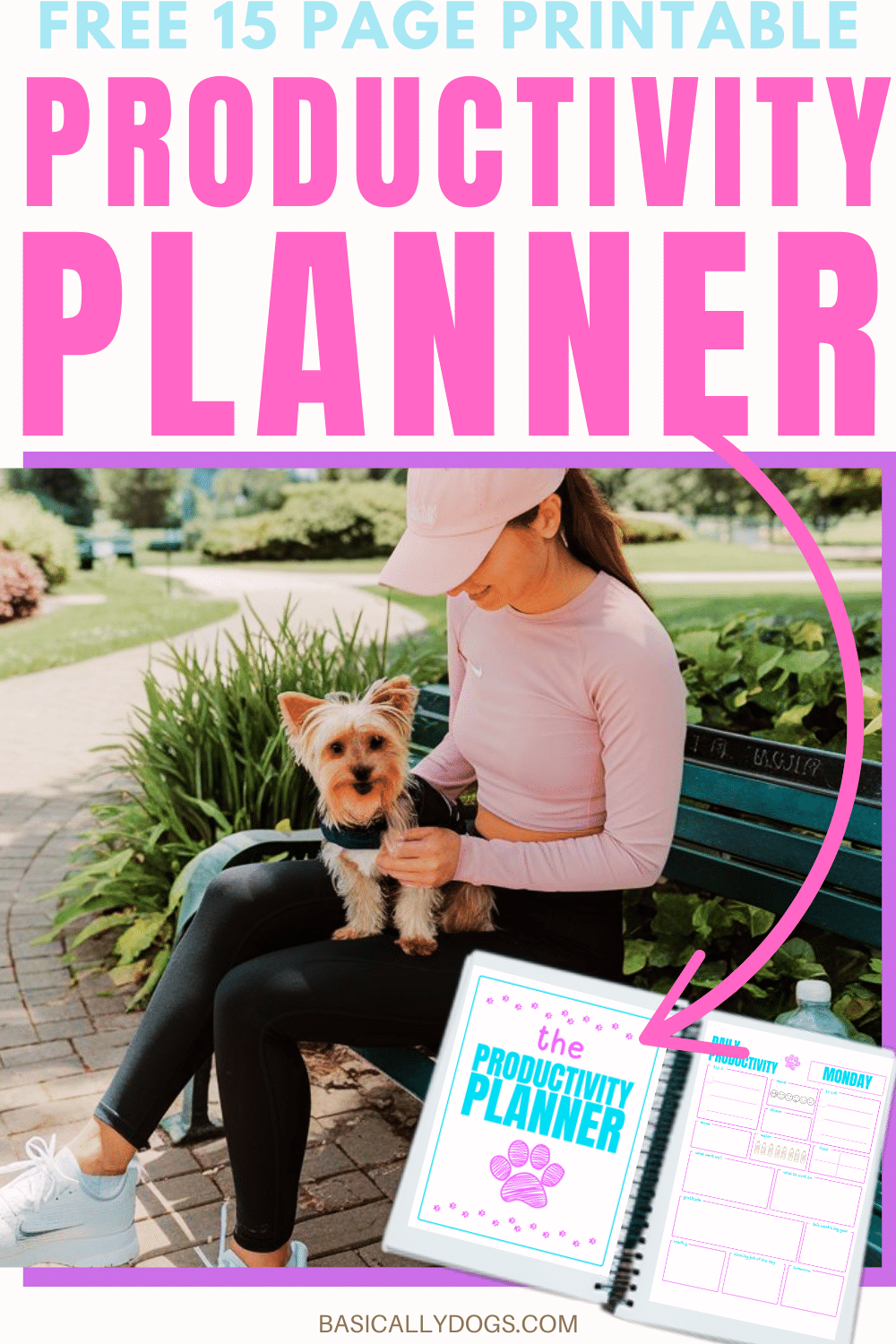 Free 15-Page Productivity Planner for Dog Lovers - Basically Dogs