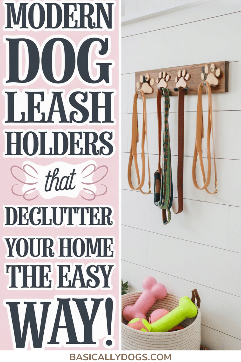 Stylish & Functional: Dog Leash Holder Ideas That Declutter Your Home ...