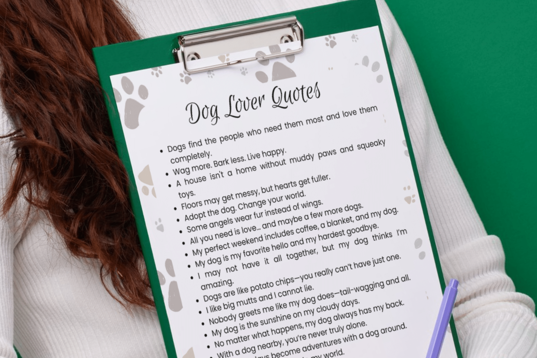 25 Journal Prompts with a Free Printable Journal for Dog Lovers ...