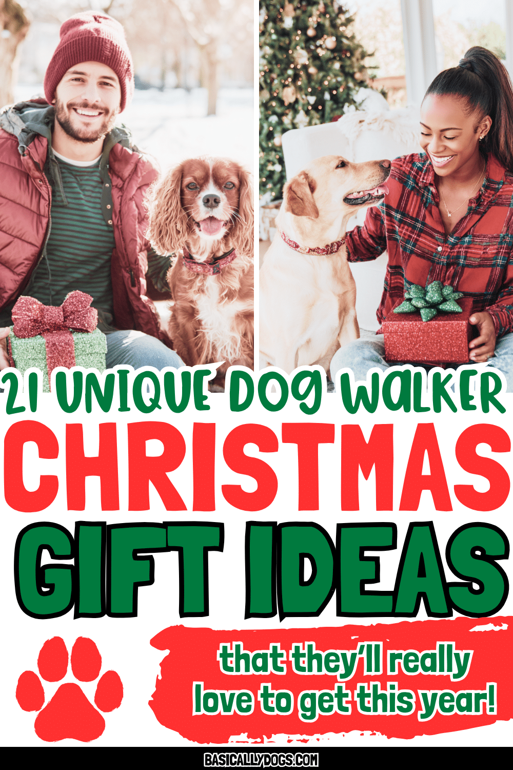 21 Unique Dog Walker Christmas Gift Ideas They'll Love - Basically Dogs